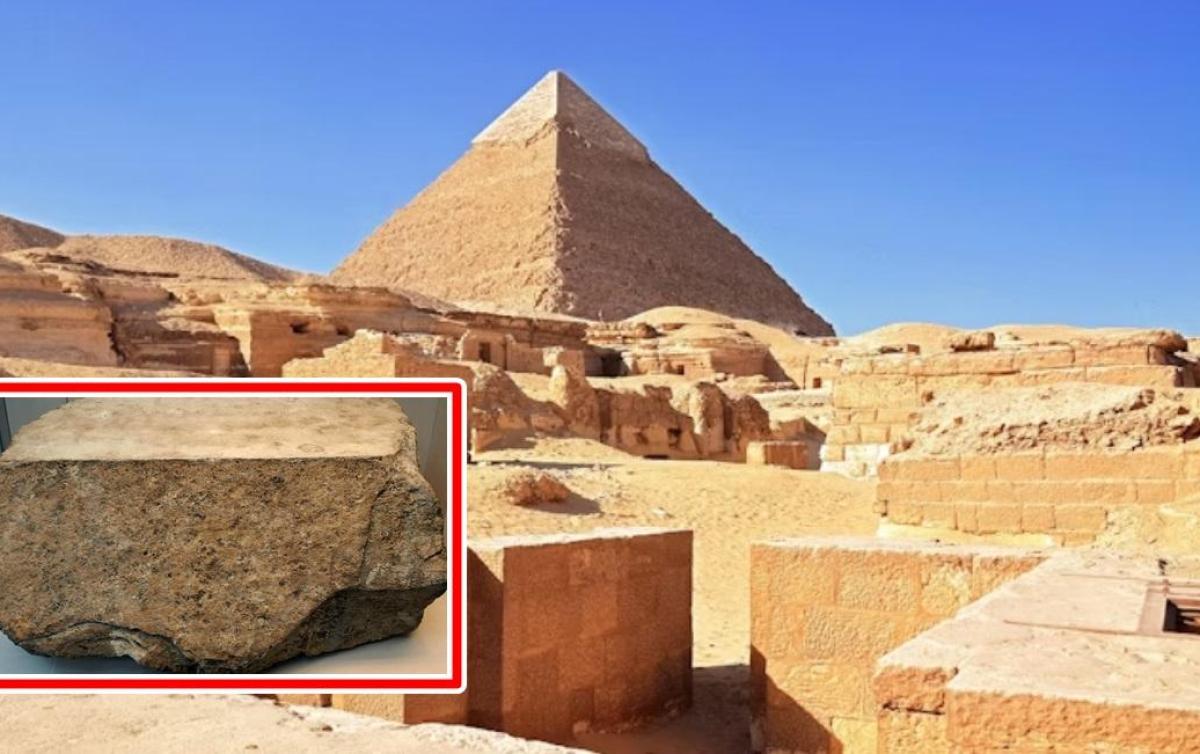 A Grande Pirâmide de Gizé é composta por 2,3 milhões de blocos; cada ...